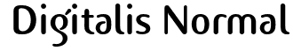 Digitalis Normal: Free Font Download | MaisFontes