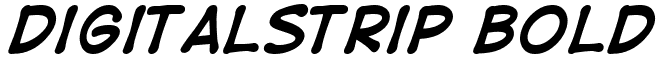 DigitalStrip Bold Font: Free Download | MaisFontes