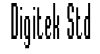 Digitek Std: Free Font Download | MaisFontes