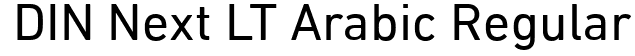 DIN Next LT Arabic Regular Font: Free Download | MaisFontes