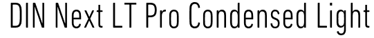 DIN Next LT Pro Condensed Bold: Free Font Download | MaisFontes