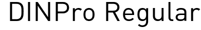 DINPro Regular Font: Free Download | MaisFontes