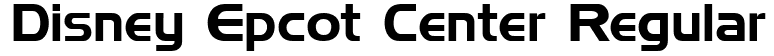 Disney Epcot Center Regular: Free Font Download | MaisFontes