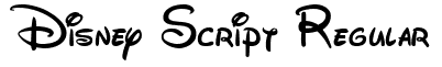 Disney Script Regular: Baixar Fonte Grátis | MaisFontes