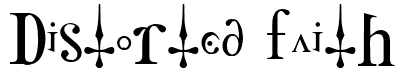 Distorted Faith: Free Font Download | MaisFontes