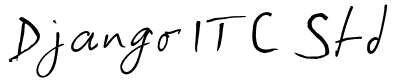 Django ITC Std Font: Free Download | MaisFontes