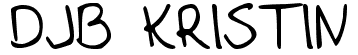 DJB KRISTIN: Free Font Download | MaisFontes
