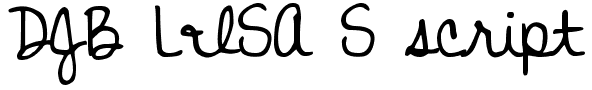 DJB LISA S script: Free Font Download | MaisFontes