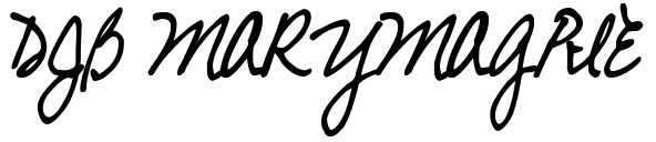 DJB MARYMAGPIE: Baixar Fonte Grátis | MaisFontes