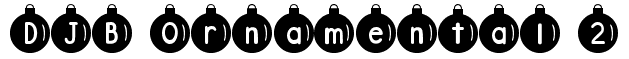 DJB Ornamental 2: Free Font Download | MaisFontes