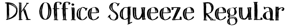 DK Office Squeeze Regular: Free Font Download | MaisFontes