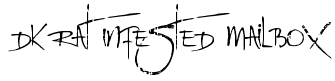 DK Rat Infested Mailbox Font: Free Download | MaisFontes
