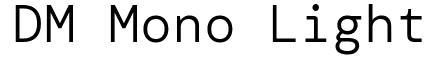 DM Sans Light: Download Free Font | MaisFontes