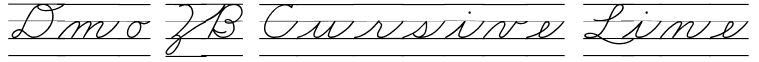 Dmo ZB Cursive Line: Free Font Download | MaisFontes