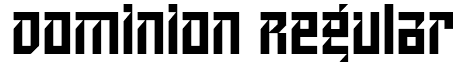 Dominion Regular Font: Free Download | MaisFontes