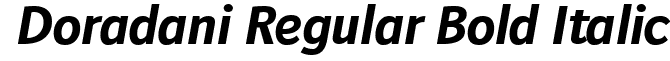 Doradani Regular Bold Italic: Baixar Fonte Grátis | MaisFontes