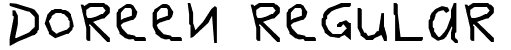 DOREEN Regular Font: Free Download | MaisFontes