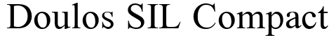 Doulos SIL Compact: Baixar Fonte Grátis | MaisFontes
