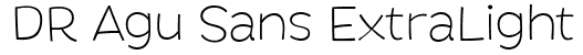 DR Agu Sans Bold Font: Free Download | MaisFontes