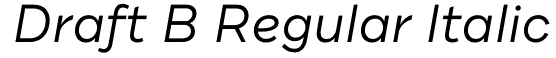 Draft B Regular Italic: Free Font Download | MaisFontes