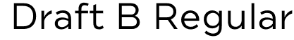 Draft B Regular: Free Font Download | MaisFontes