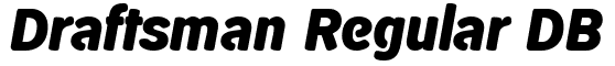 Draftsman Regular DB: Free Font Download | MaisFontes
