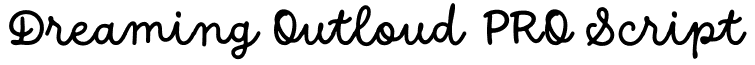 Dreaming Outloud PRO Script Font: Free Download | MaisFontes