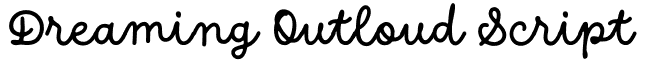 Dreaming Outloud Font Family: Free Download | MaisFontes