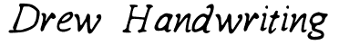 Drew Handwriting: Free Font Download | MaisFontes