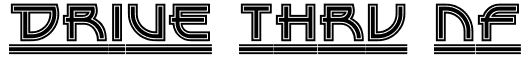 Drive Thru NF: Free Font Download | MaisFontes