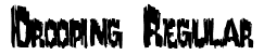 Drooping Regular: Free Font Download | MaisFontes