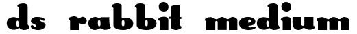 DS Rabbit Medium: Baixar Fonte Grátis | MaisFontes