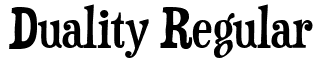 Duality Regular: Free Font Download | MaisFontes
