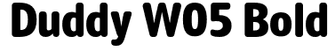Duddy W05 Bold Font: Free Download | MaisFontes