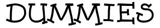 Dummies: Free Font Download | MaisFontes