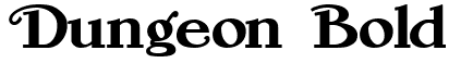 Dungeon Bold: Free Font Download | MaisFontes