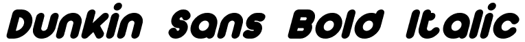 Dunkin Sans Bold Italic: Free Font Download | MaisFontes