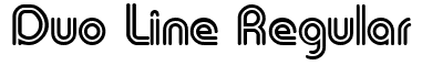 Duo Line Regular Font: Free Download | MaisFontes