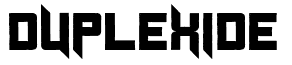 Duplexide: Baixar Fonte Grátis | MaisFontes