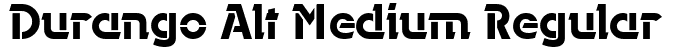 Durango Alt Medium Regular: Download Free Font | MaisFontes