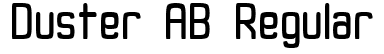 Duster AB Regular Font: Free Download | MaisFontes