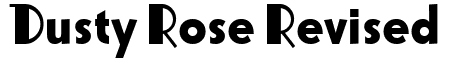 Dusty Rose Revised: Free Font Download | MaisFontes