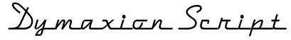 Dymaxion Script: Free Font Download | MaisFontes