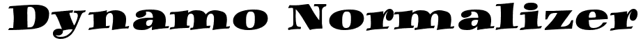 Dynamo Normalizer: Free Font Download | MaisFontes