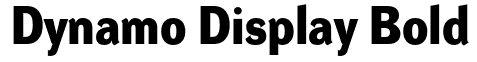 Dynamo Display Bold: Free Font Download | MaisFontes