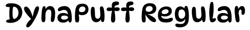 DynaPuff Regular: Free Font Download | MaisFontes