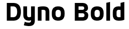 Dyno Bold: Free Font Download | MaisFontes