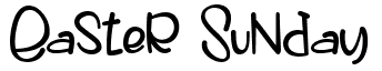 Easter Sunday: Free Font Download | MaisFontes
