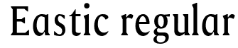 Eastic regular Font: Free Download | MaisFontes