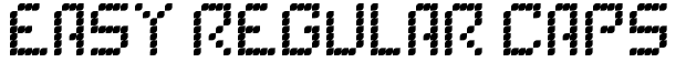 EASY REGULAR CAPS Font: Free Download | MaisFontes